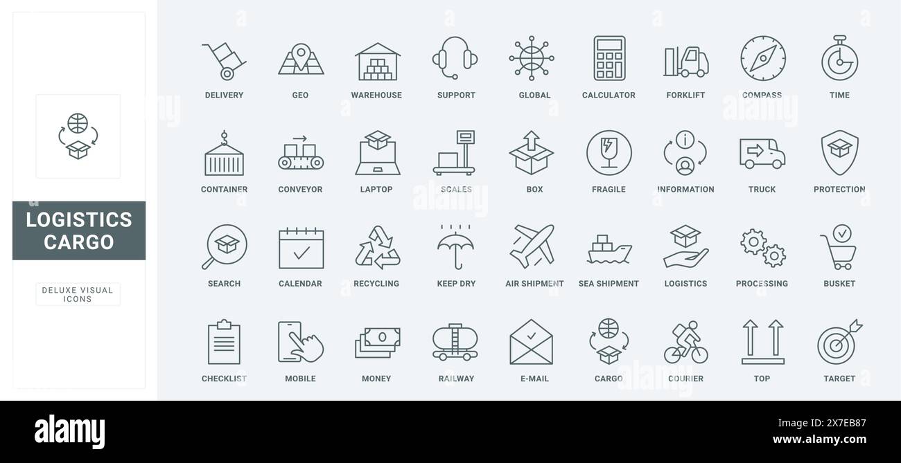 Outline warehouse insurance, support and search service, truck and ...