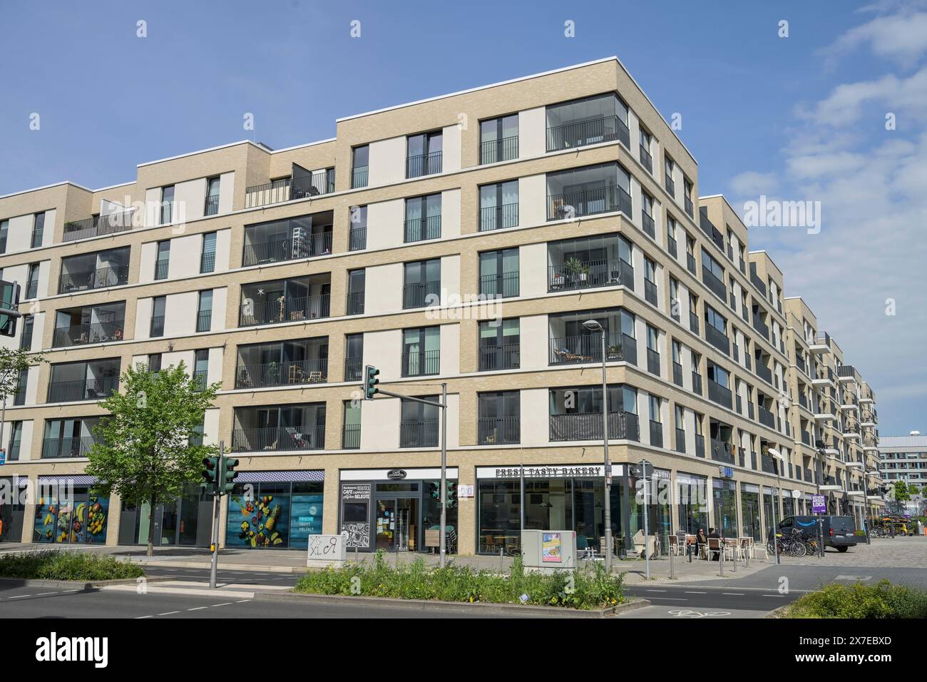 New build, residential building, Otto-Weidt-Platz, Heidestrasse ...
