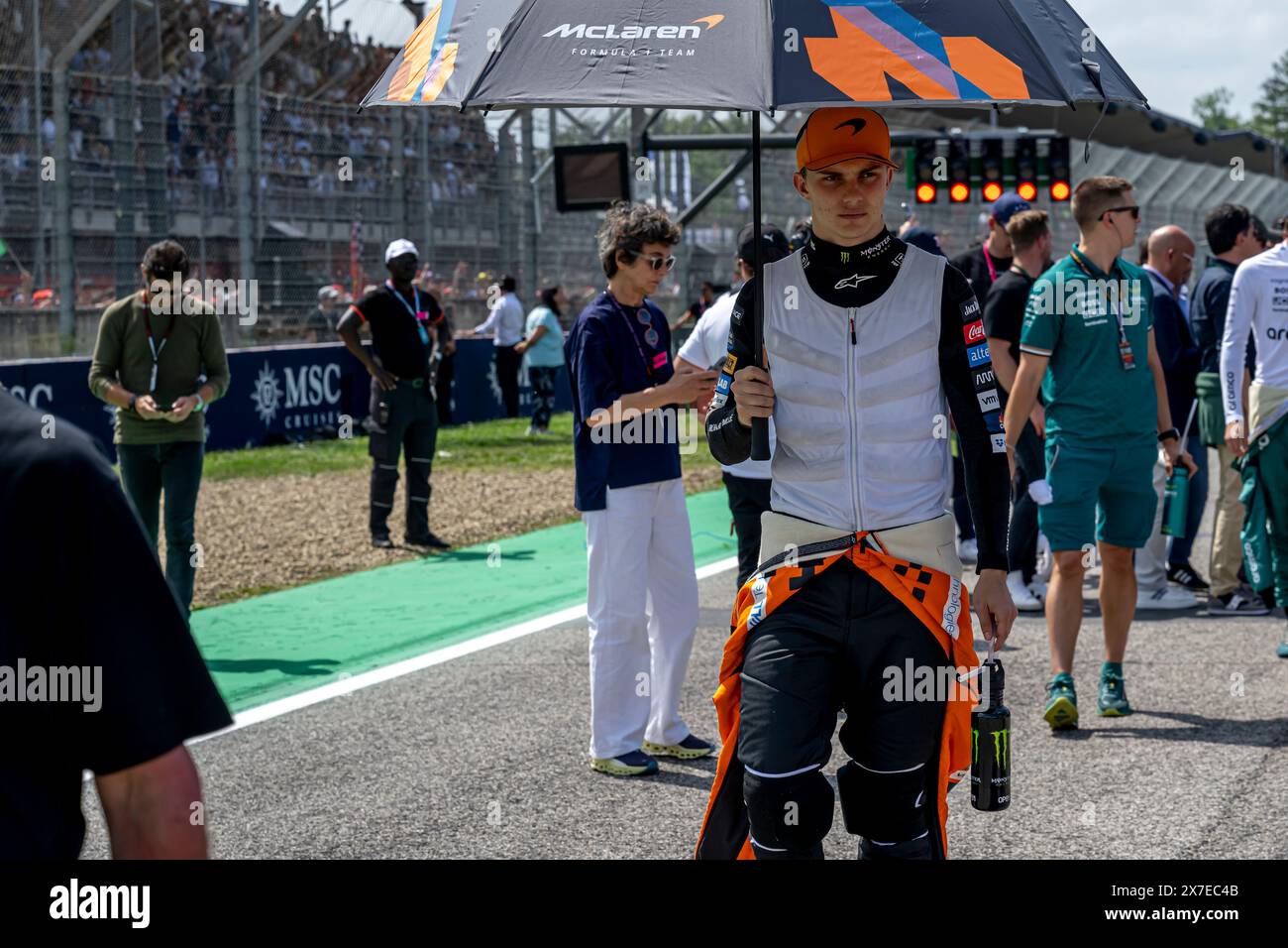 Imola, Italy, May 19, Oscar Piastri, from Australia competes for ...