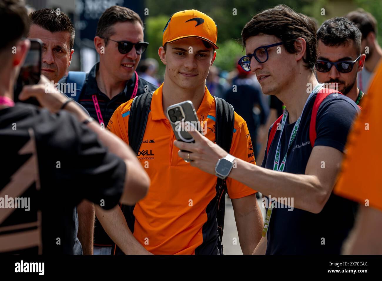 Imola, Italy, May 19, Oscar Piastri, from Australia competes for ...