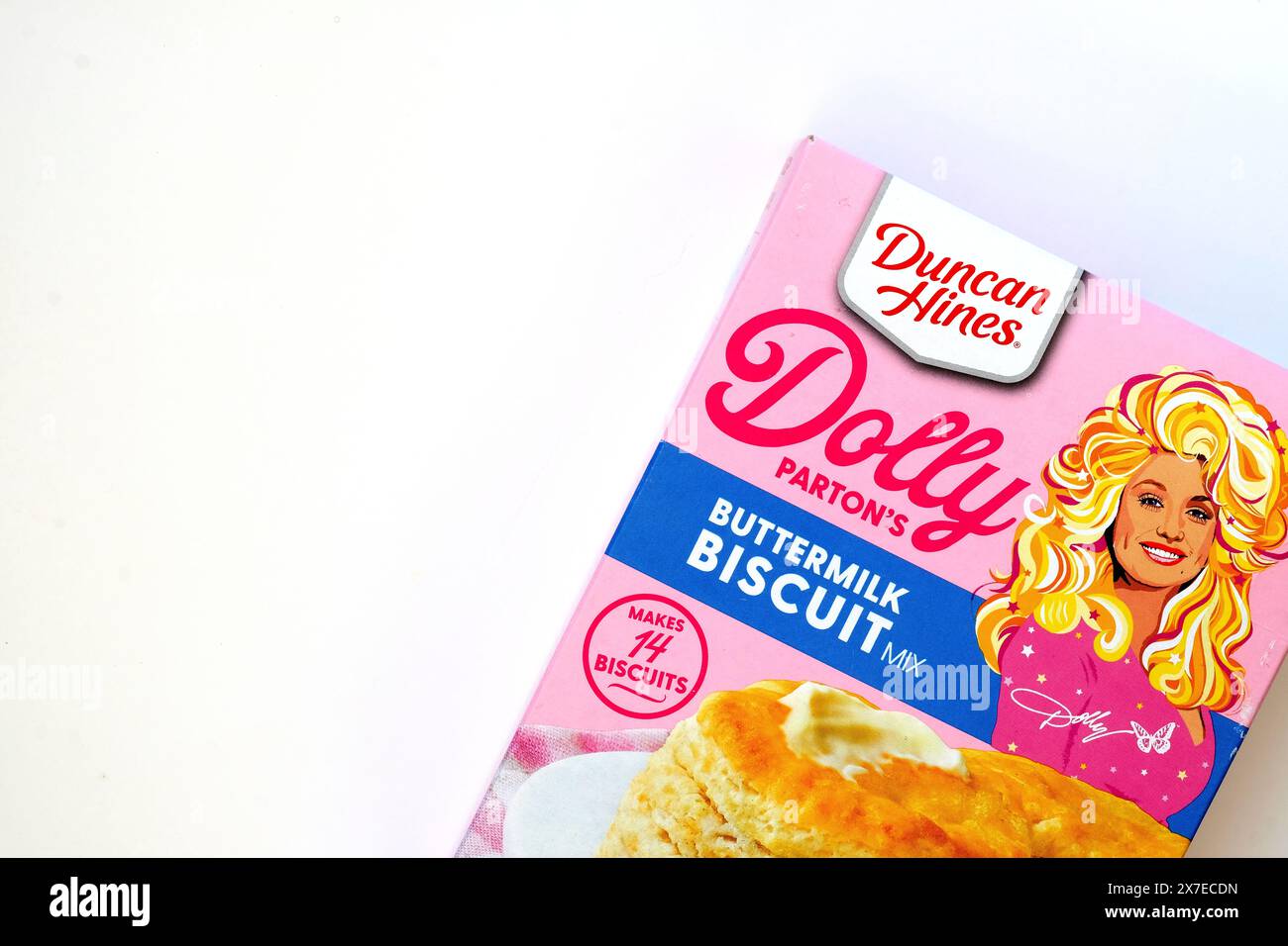 Box of Dolly Parton's Buttermilk Biscuit Mix, part of the Dolly Parton ...