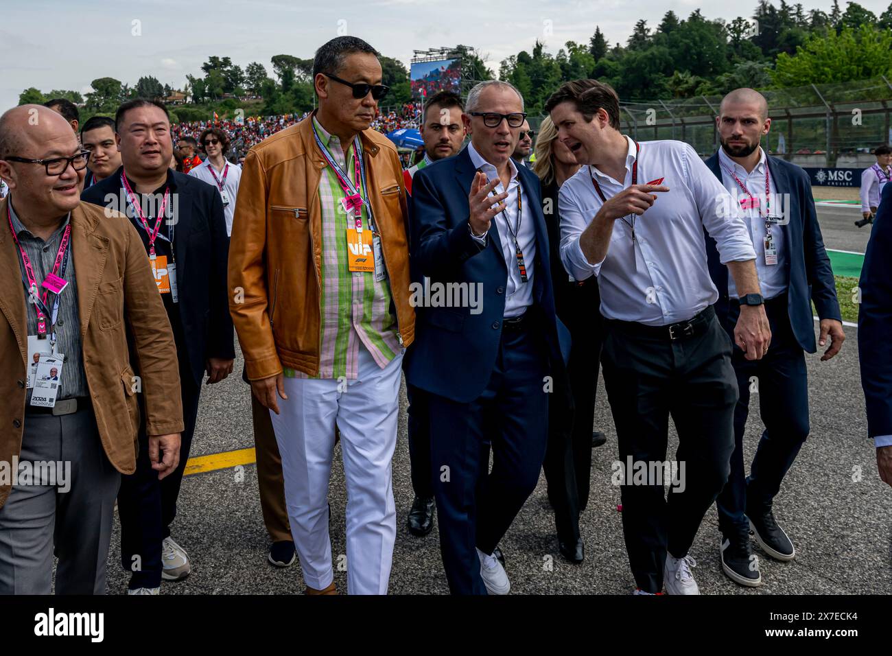 IMOLA, ITALY: Srettha Thavisin, Prime Minister of Thailand, , at the ...