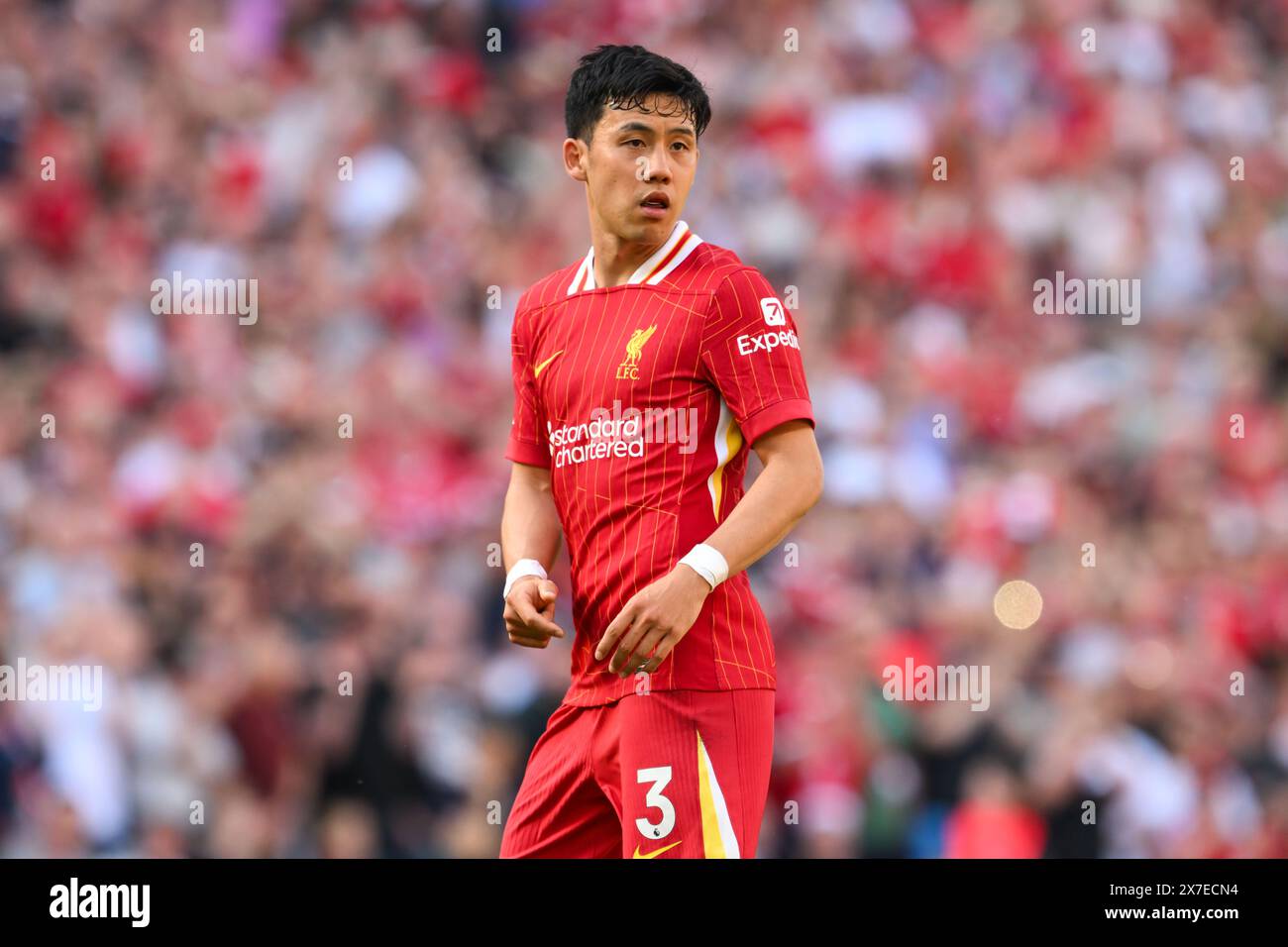 Wataru Endo of Liverpool during the Premier League match Liverpool vs ...