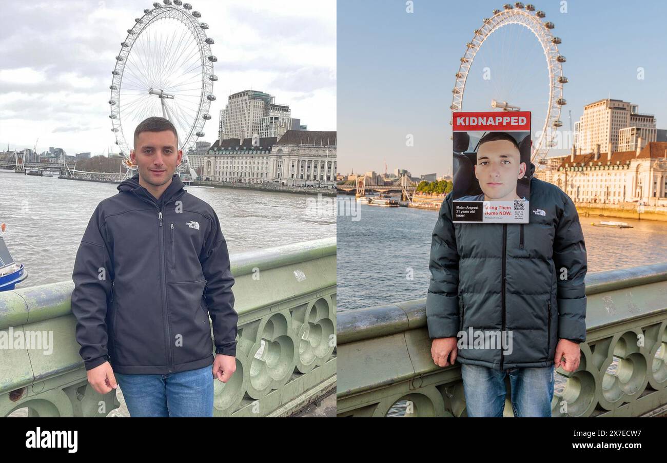 London, 19th May 2024. In early January 2023, Matan Angrest, 21, and ...