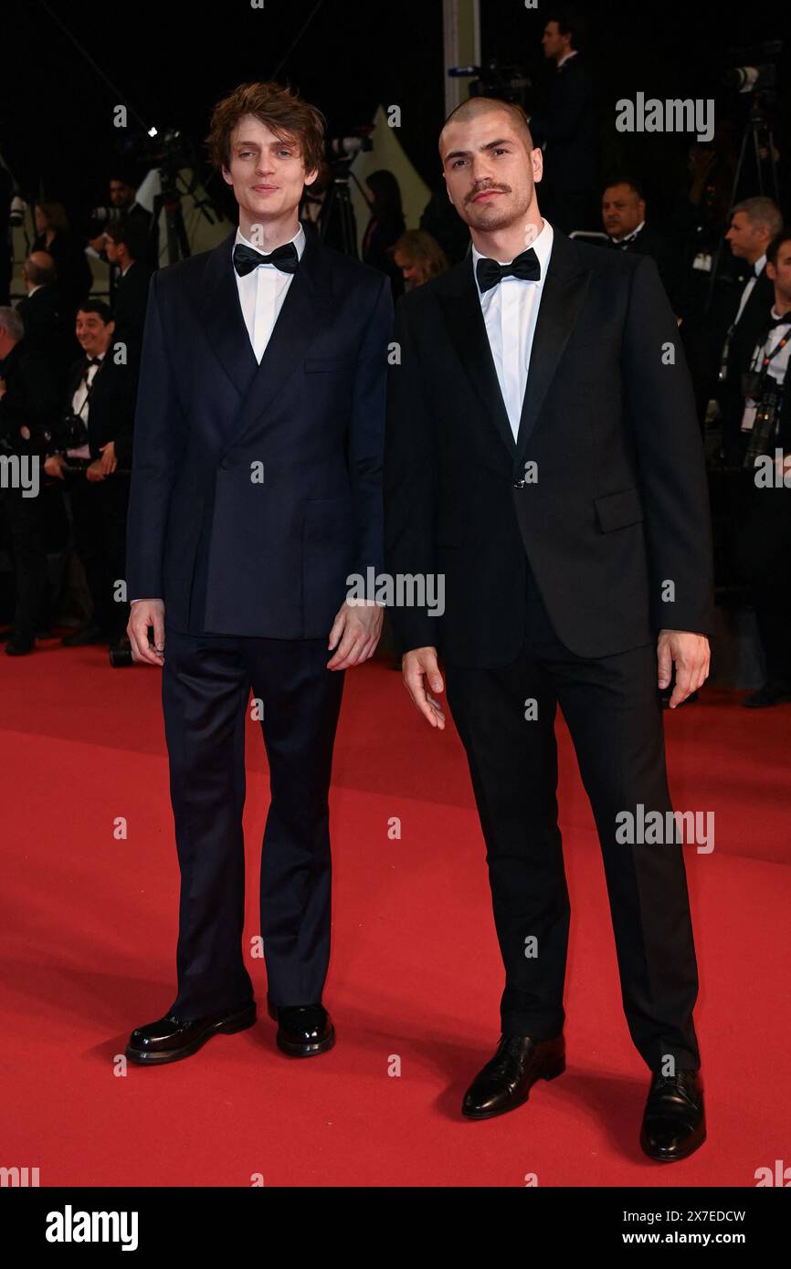 Cannes, France. 15th May, 2024. Oscar Lesage and guest attending The ...
