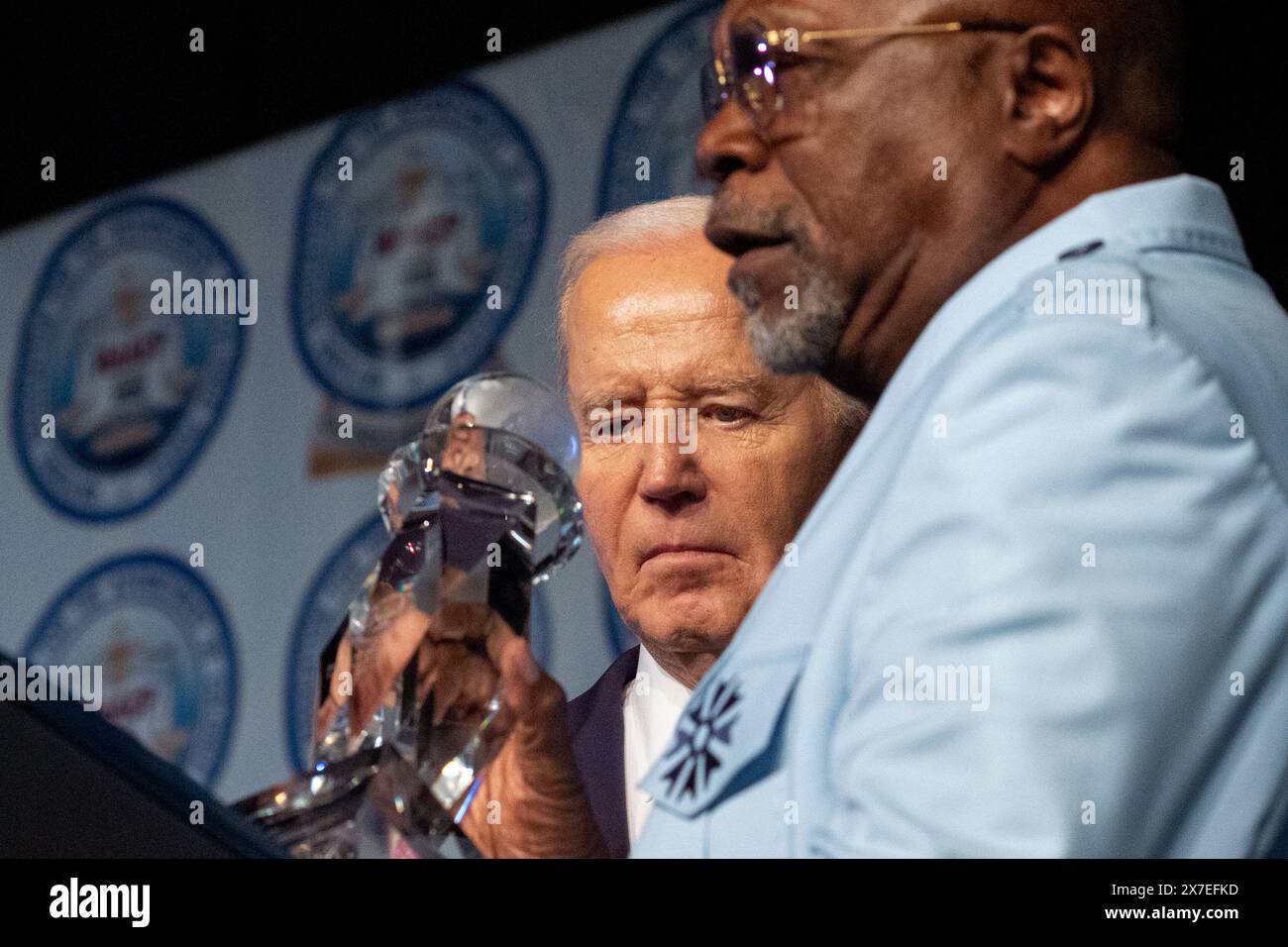 President Joe Biden is presented with the James Weldon Johnson Lifetime ...