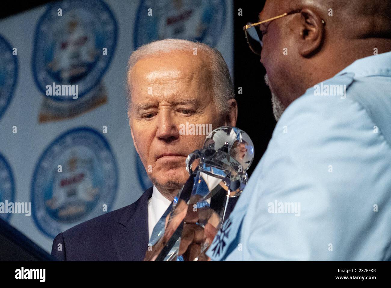 President Joe Biden is presented with the James Weldon Johnson Lifetime ...