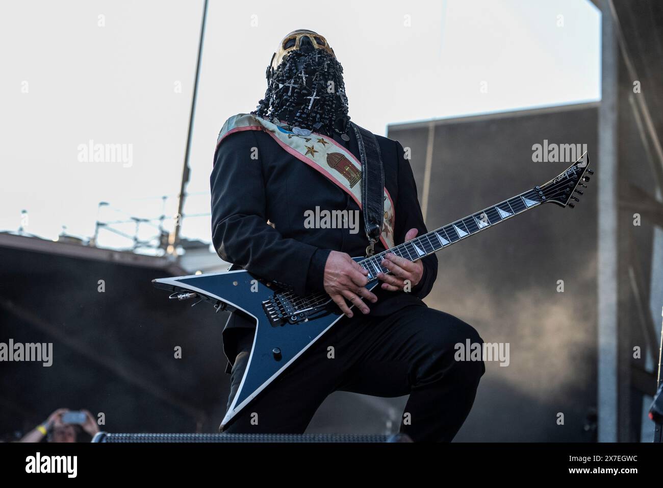 Wes Borland of Limp Bizkit performs during Sonic Temple Art and Music ...