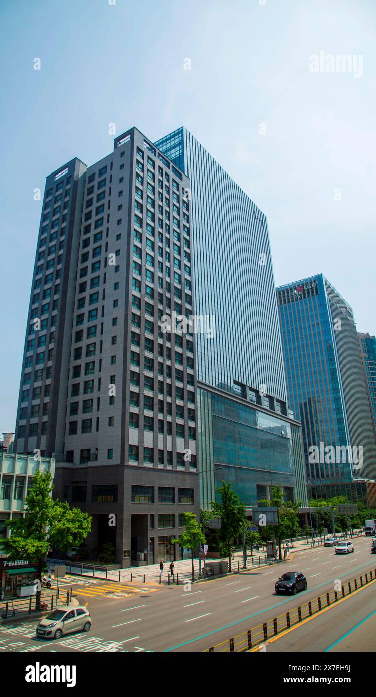 Hybe, May 9, 2024 : The headquarters building of the K-pop powerhouse ...