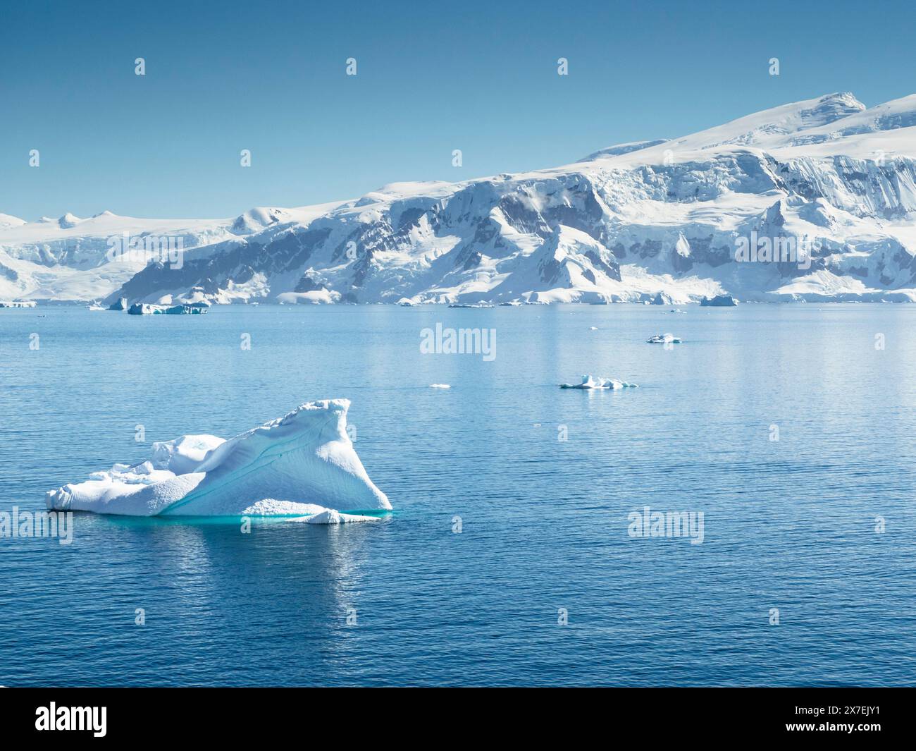 Small "growler" icebergs in the Croker Strait off Palaver Point, Two ...