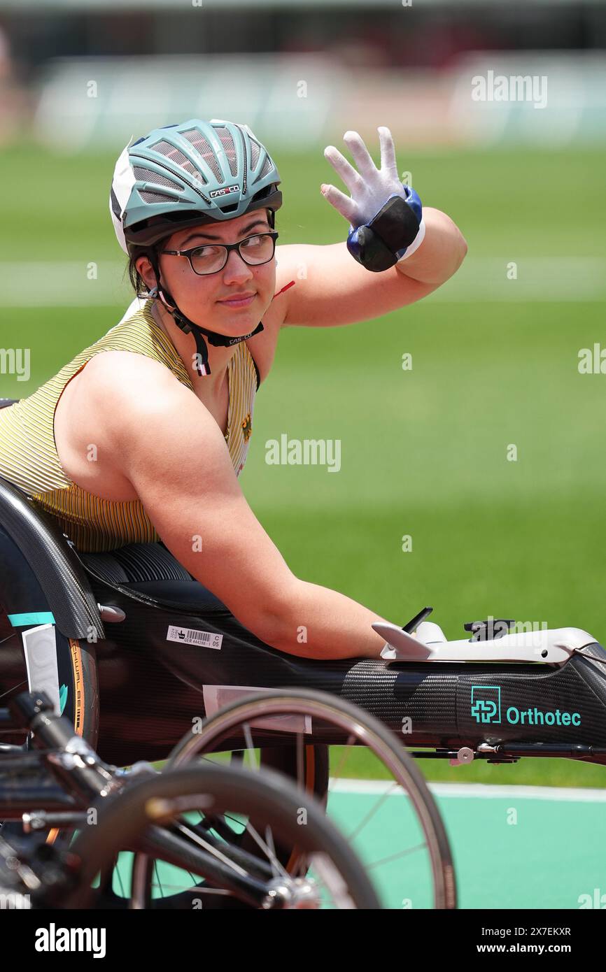 Hyogo, Japan. 18th May, 2024. Merle Menje (GER) Athletics : Kobe 2024 ...