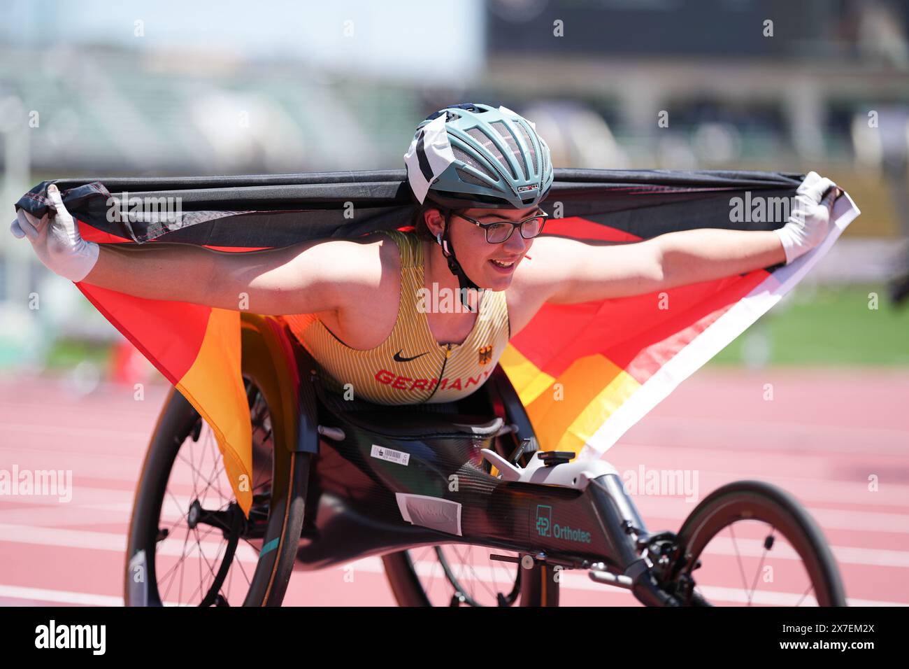 Hyogo, Japan. 18th May, 2024. Merle Menje (GER) Athletics : Kobe 2024 ...