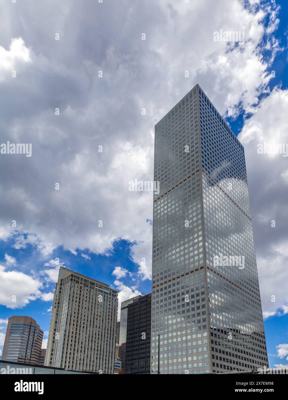 Modern high-rise buildings in Downtown Denver, Colorado Stock Photo - Alamy