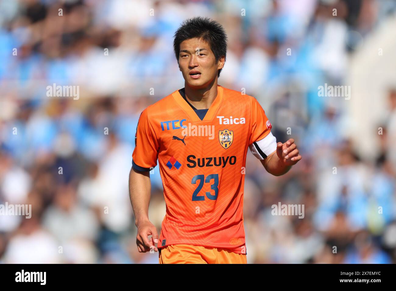 NHK Spring Mitsuzawa Football Stadium, Kanagawa, Japan. 18th May, 2024. Koya Kitagawa (S-Pulse ...