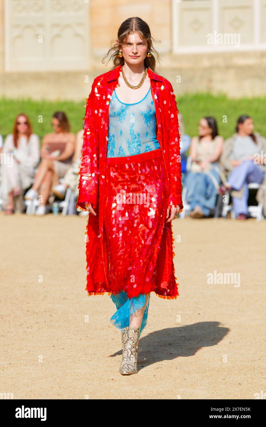A model walks the runway during the BLANCA show during Australian ...