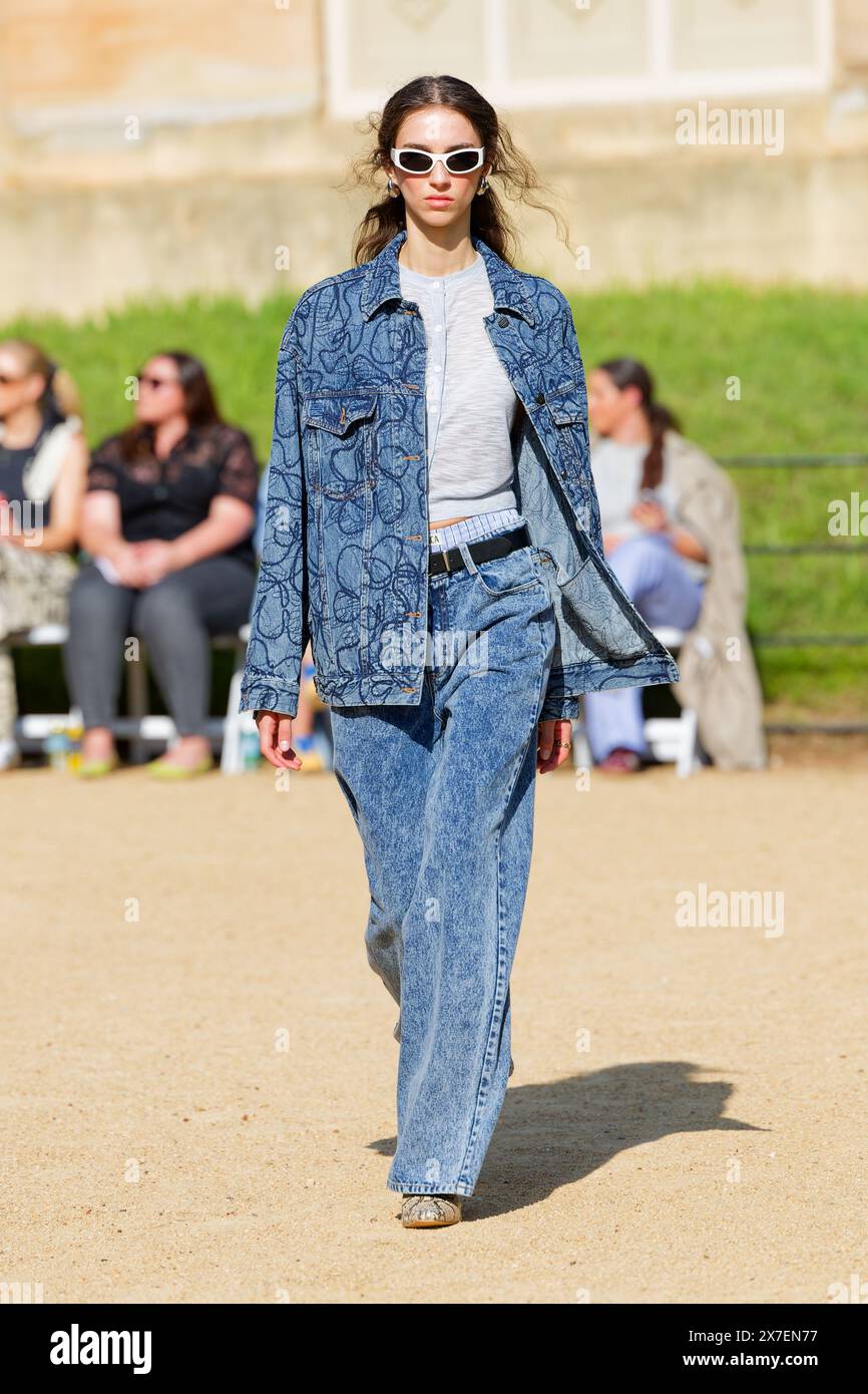 A model walks the runway during the BLANCA show during Australian ...