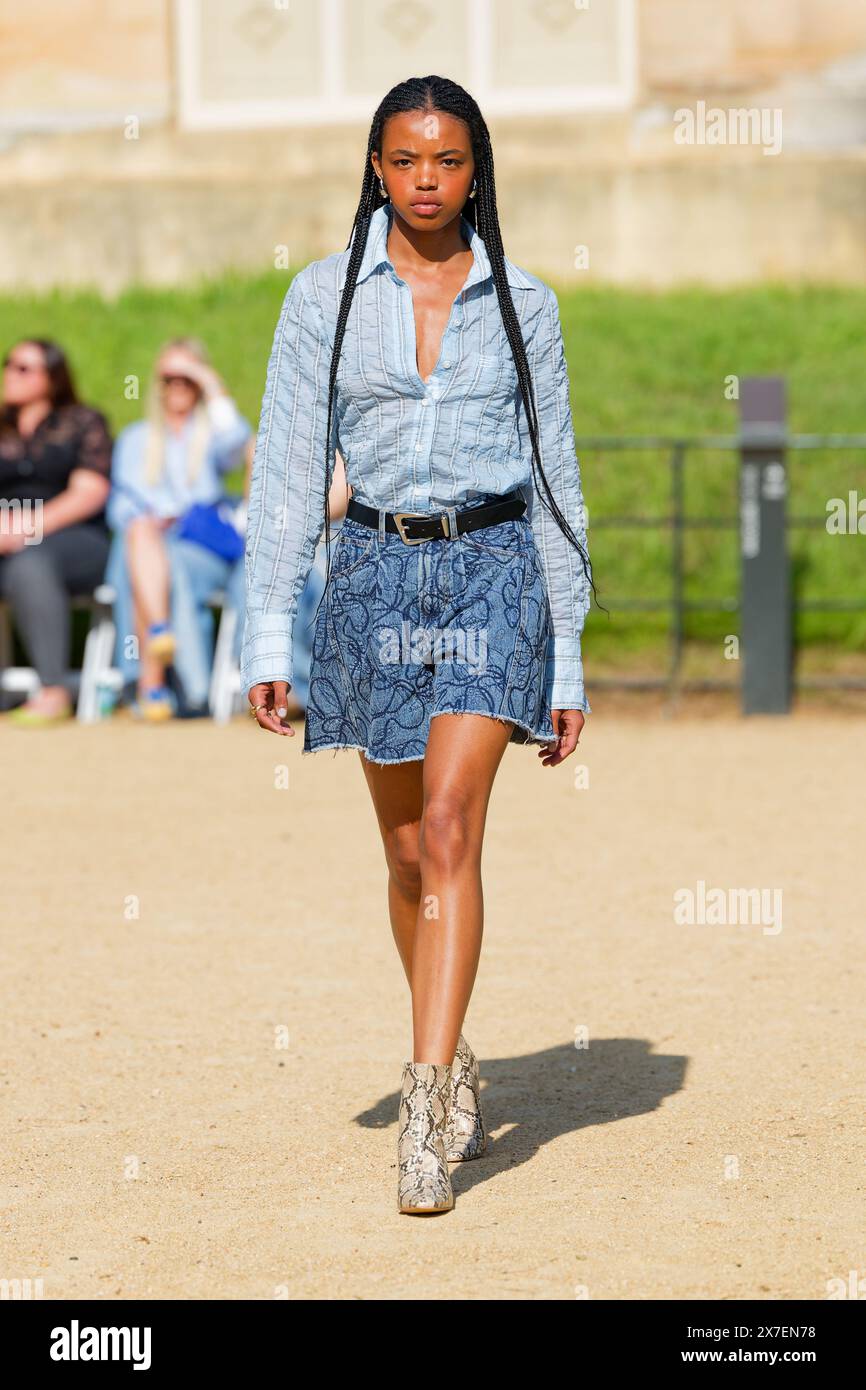 A model walks the runway during the BLANCA show during Australian ...