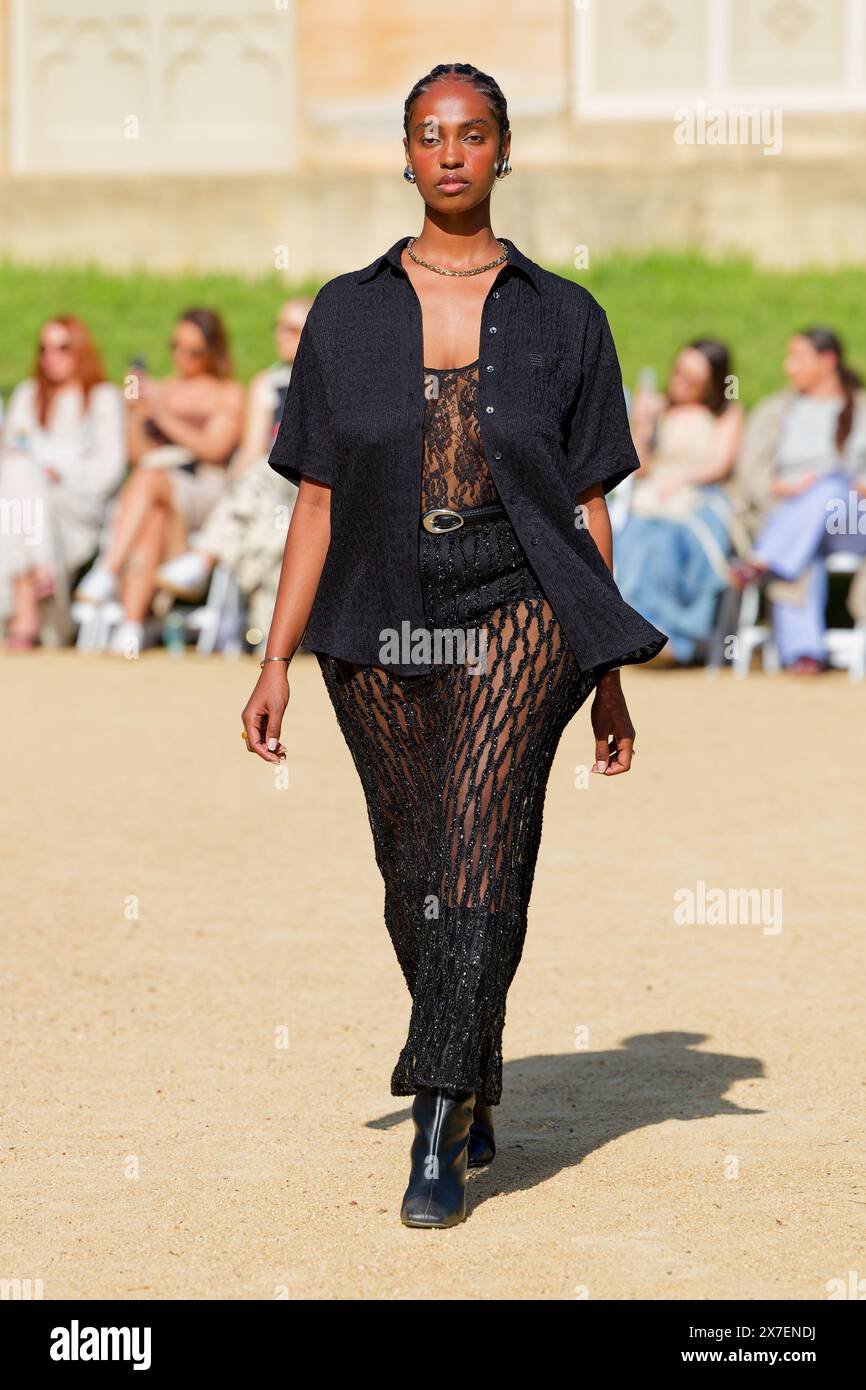 A model walks the runway during the BLANCA show during Australian ...