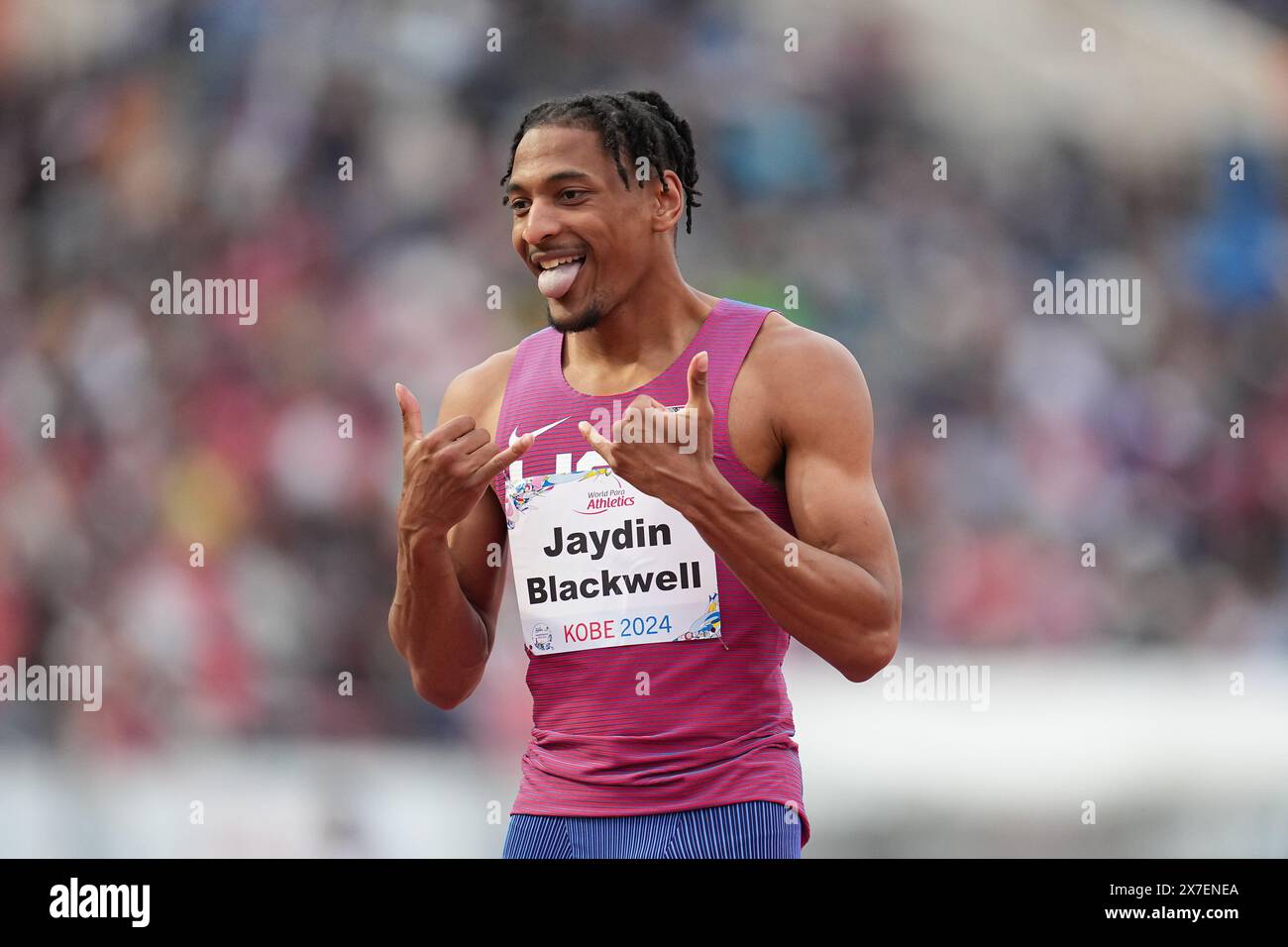 Hyogo, Japan. 18th May, 2024. Jaydin BLACKWELL (USA) Athletics : Kobe ...