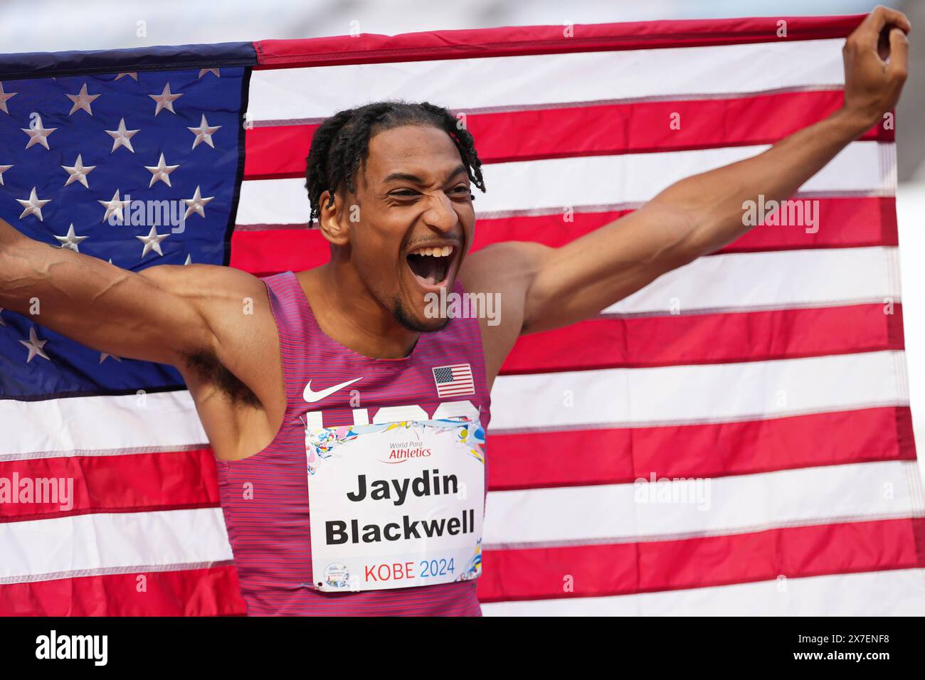 Hyogo, Japan. 18th May, 2024. Jaydin BLACKWELL (USA) Athletics : Kobe ...