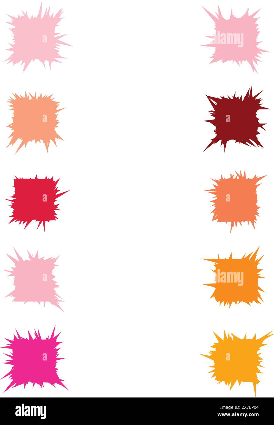 A set of isolated abstract grunge scribble background design element ...