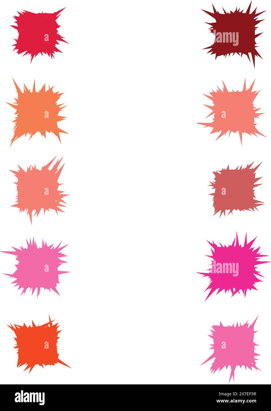 A set of isolated abstract grunge scribble background design element ...