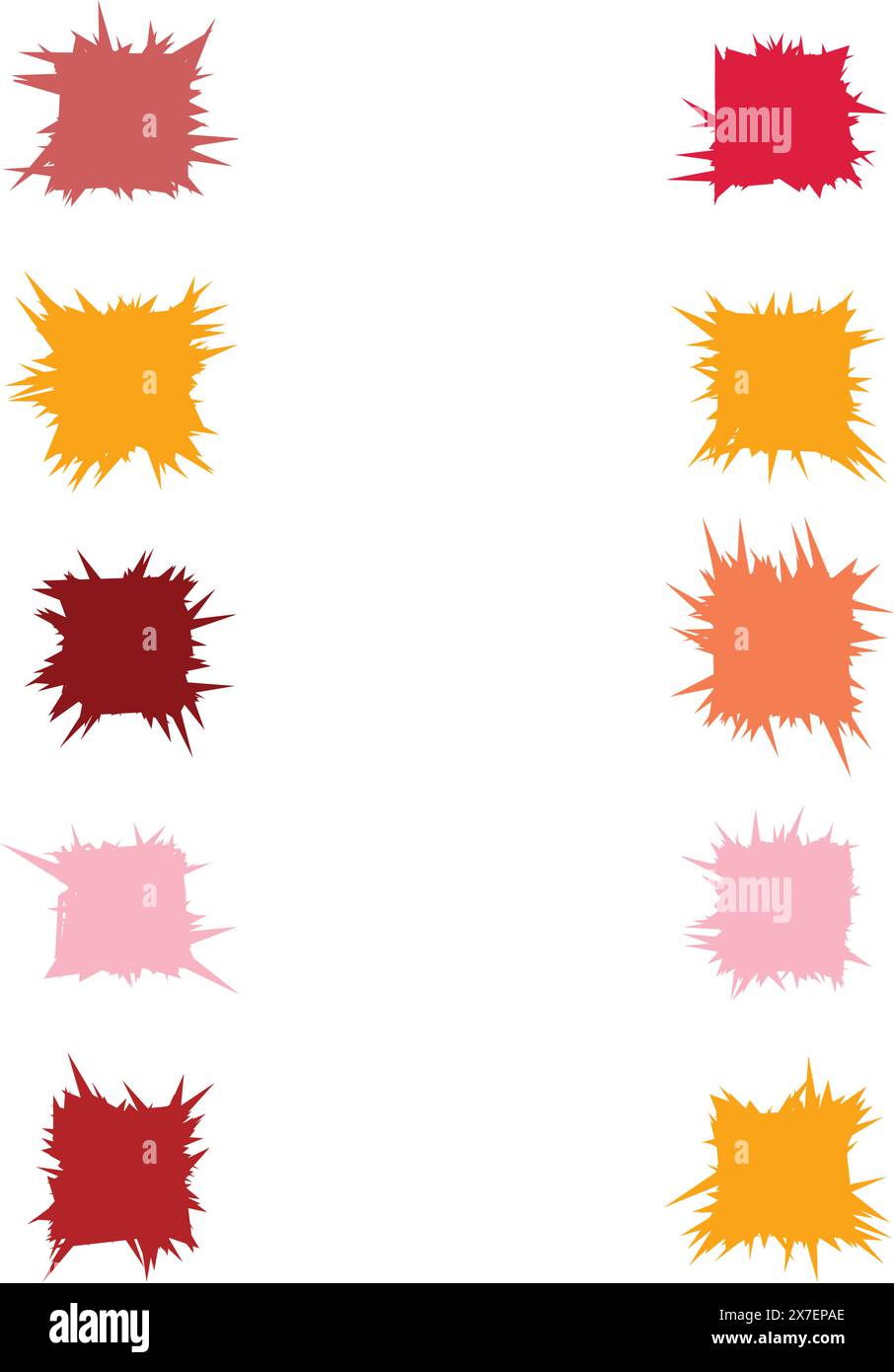 A set of isolated abstract grunge scribble background design element ...