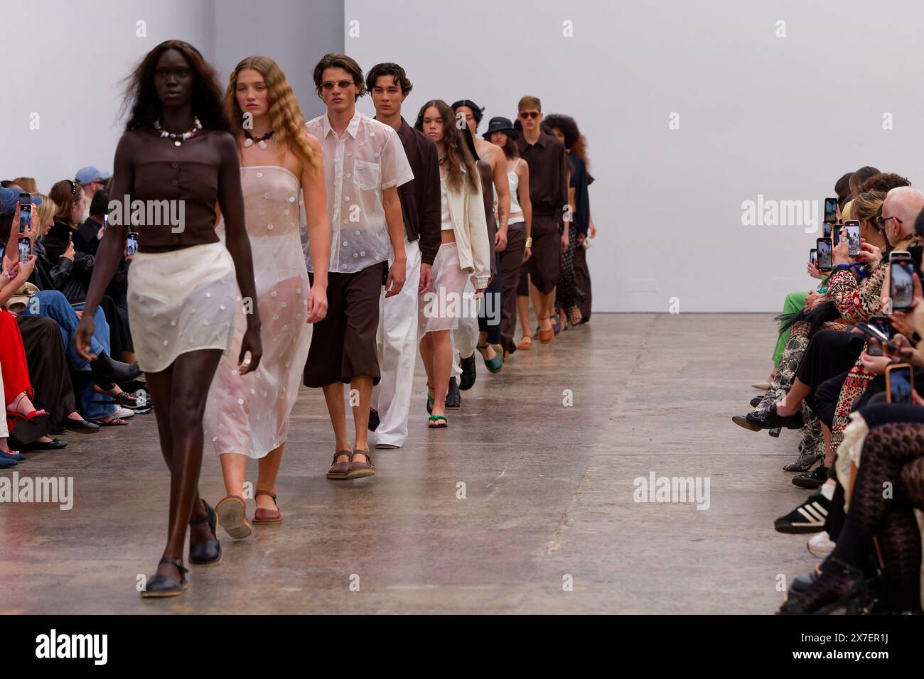Models walk the runway during the MADRE NATURA show during Australian ...