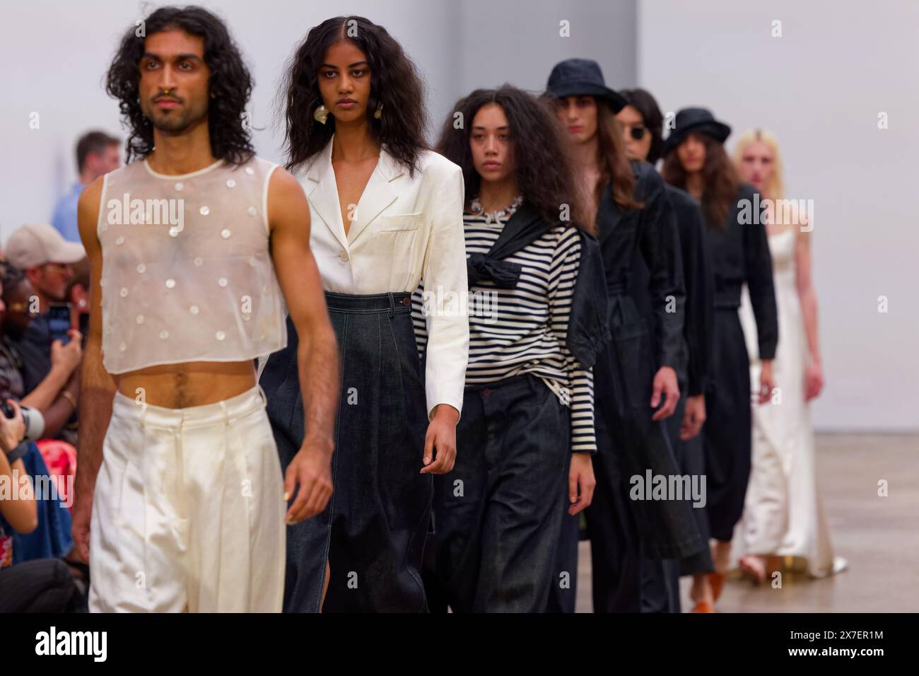 Models walk the runway during the MADRE NATURA show during Australian ...