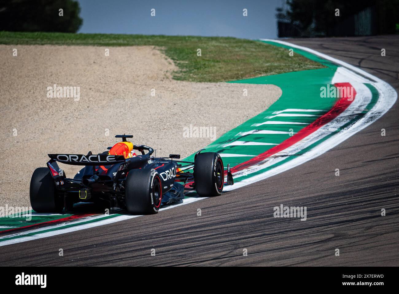 Imola, Italy. 19th May, 2024. Oracle Red Bull Racing's Dutch driver Max ...