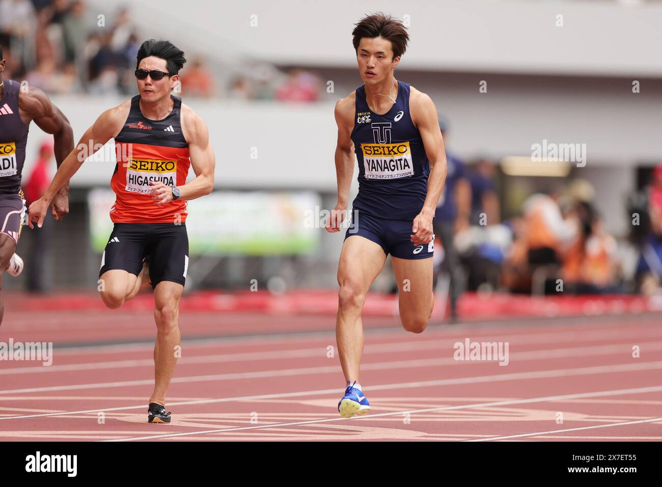 (L to R) Akihiro Higashida, Hiroki Yanagita, MAY 19, 2024 - Athletics ...