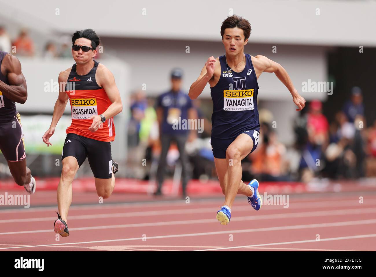 (L to R) Akihiro Higashida, Hiroki Yanagita, MAY 19, 2024 - Athletics ...