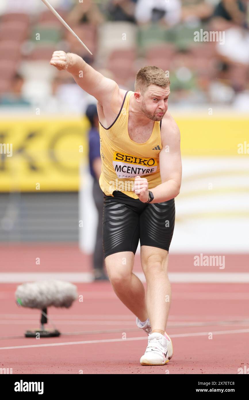 Tokyo, Japan. 19th May, 2024. Cameron Mcentyre Athletics : World ...