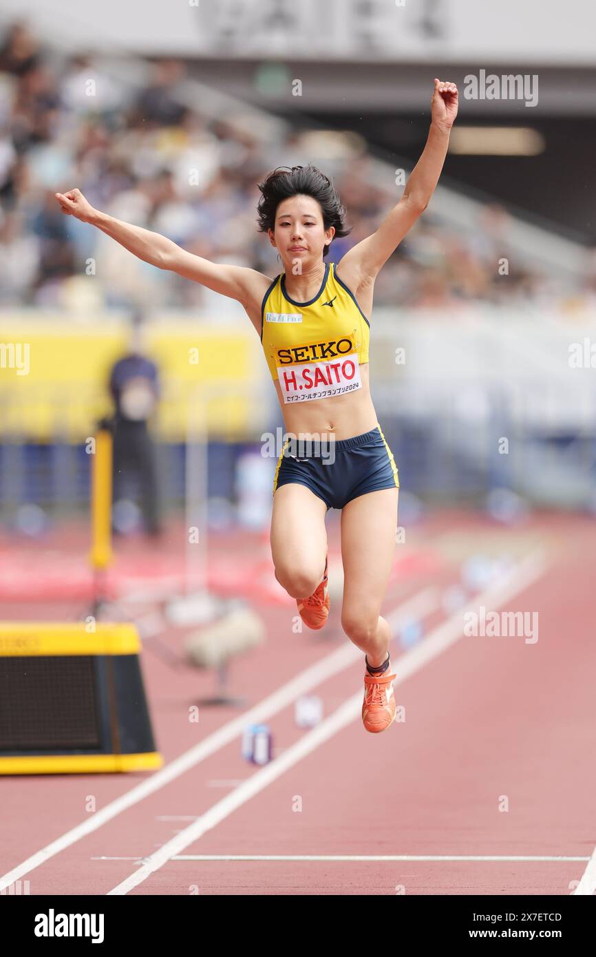 Tokyo, Japan. 19th May, 2024. Haruka Saito Athletics : World Athletics Continental Tour Seiko ...
