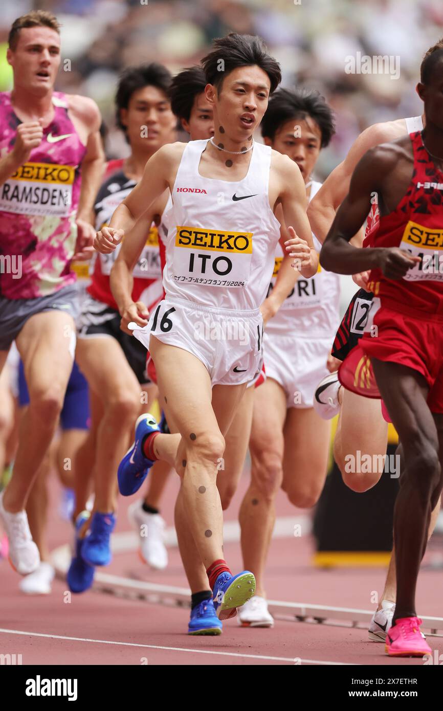 Tokyo, Japan. 19th May, 2024. Tatsuhiko Ito Athletics : World Athletics Continental Tour Seiko ...