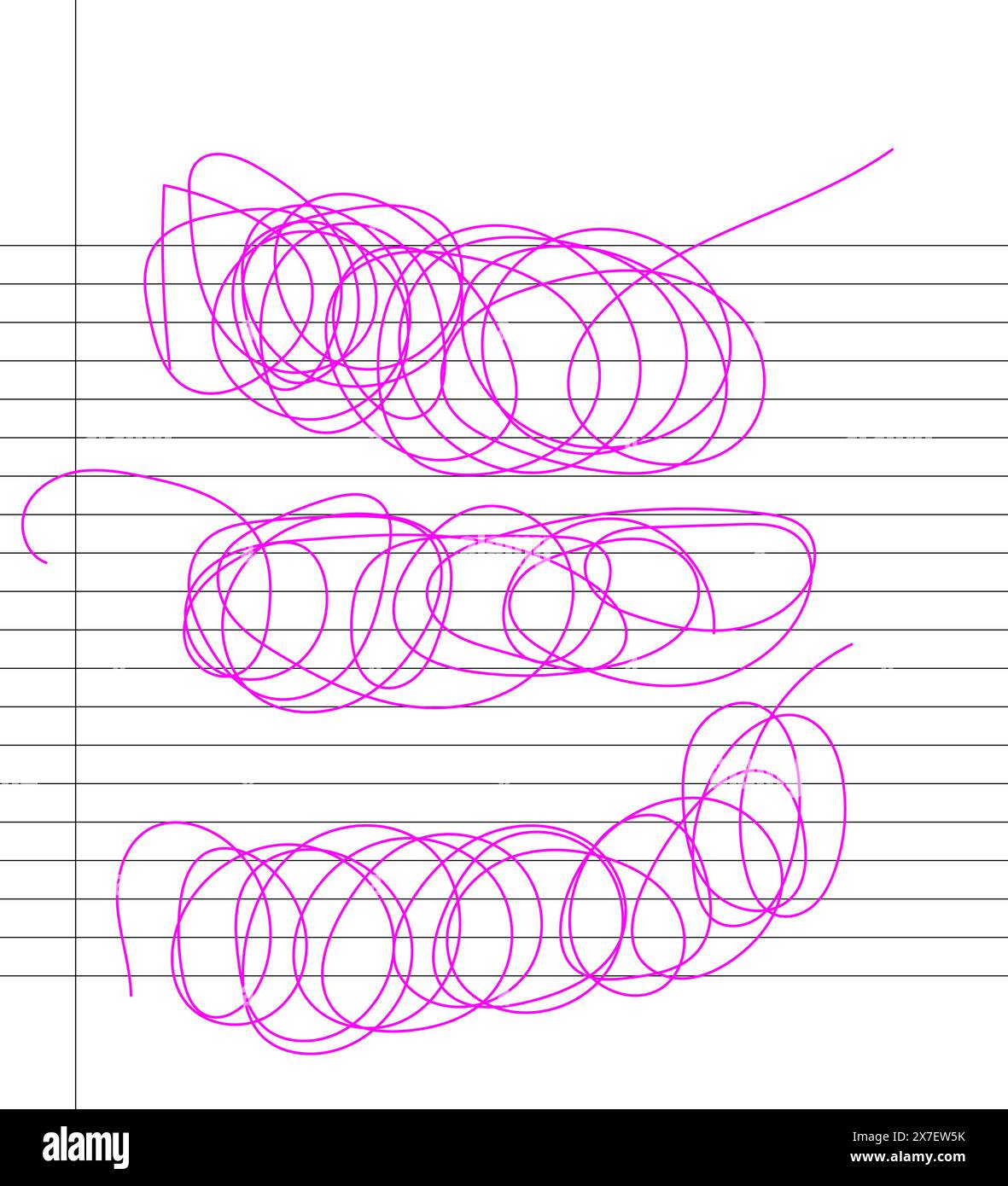 Hand pencil write on notebook Stock Vector Images - Alamy