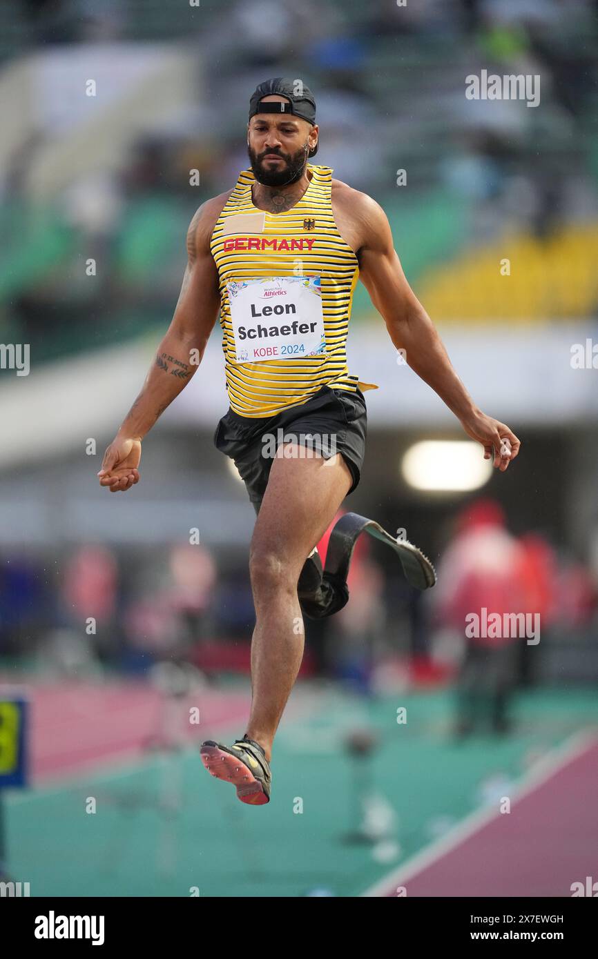 Hyogo, Japan. 19th May, 2024. Leon SCHAEFER (GER) Athletics : Kobe 2024 ...