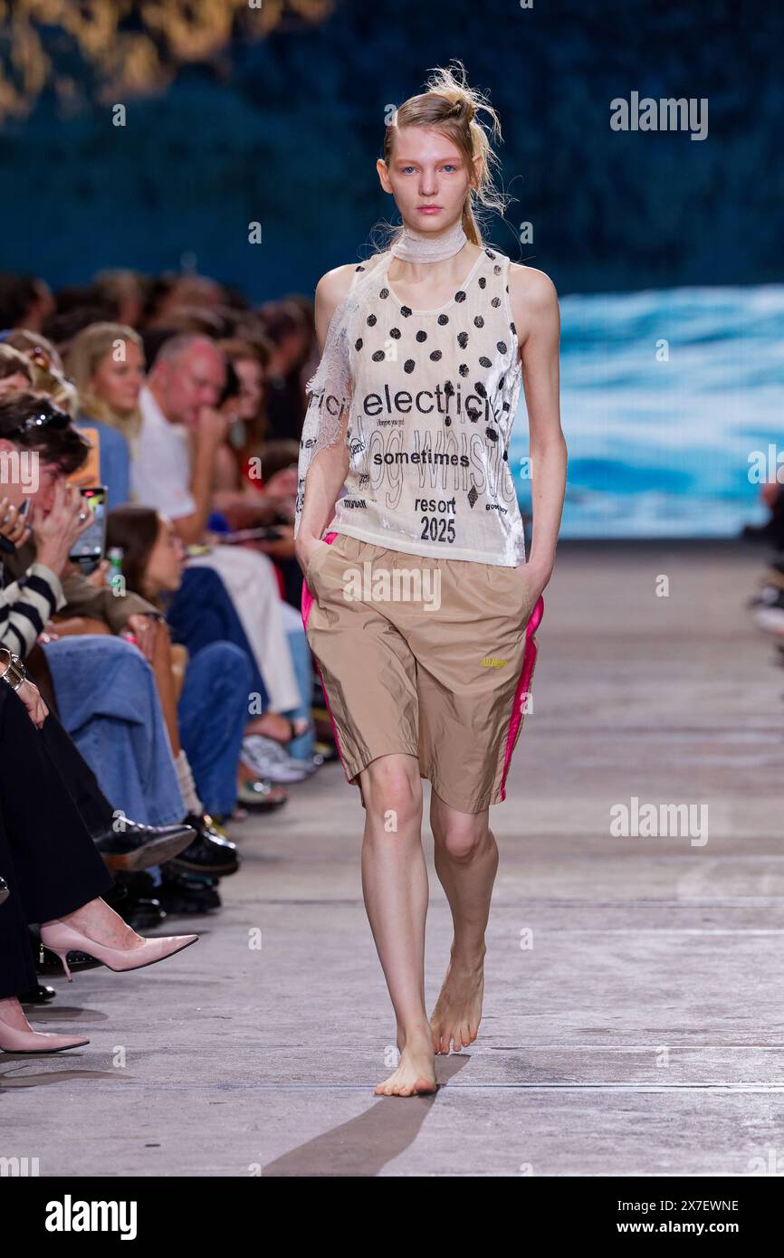 A model walks the runway during the ALIX HIGGINS show during Australian ...