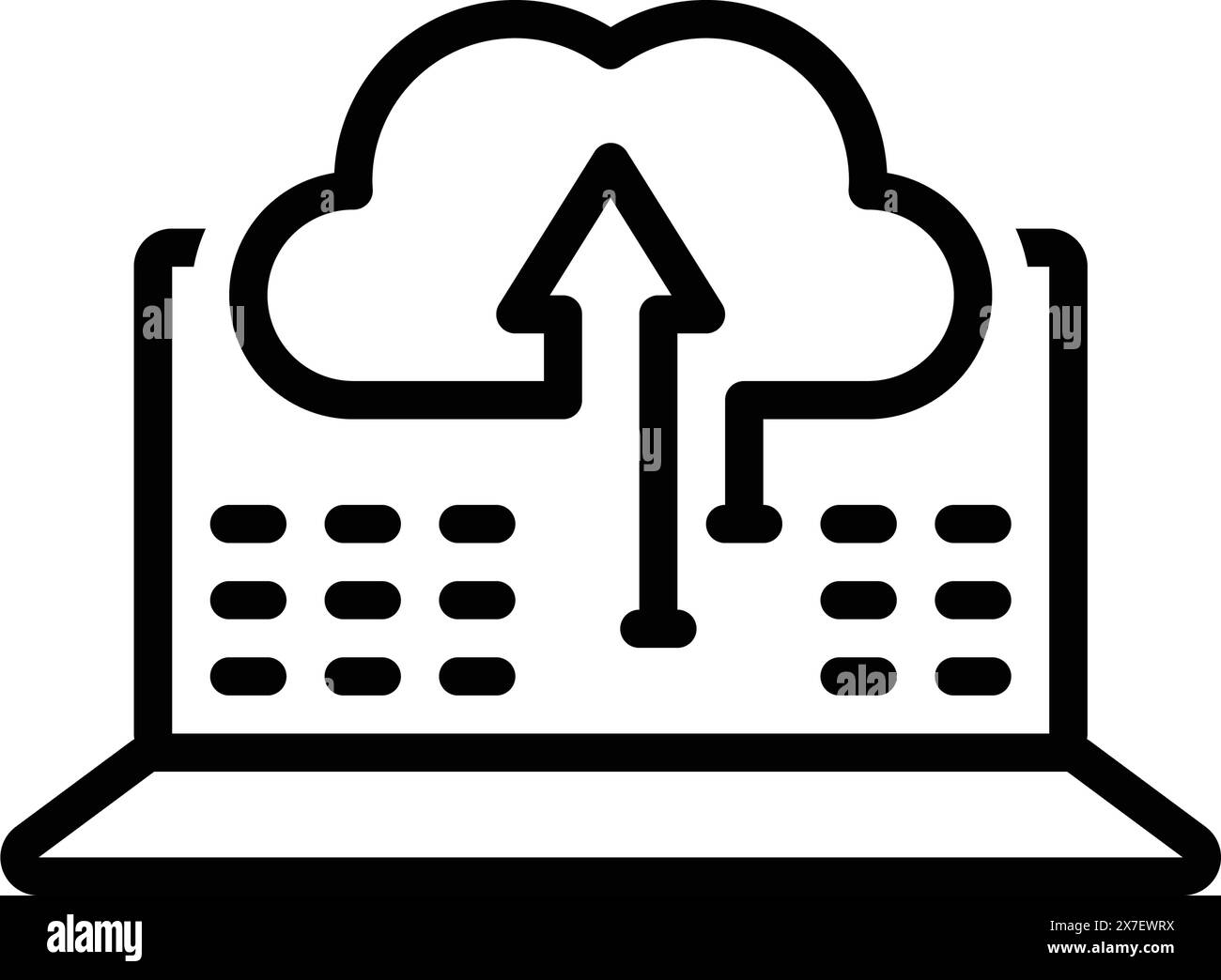 Sync of data information Stock Vector Images - Alamy