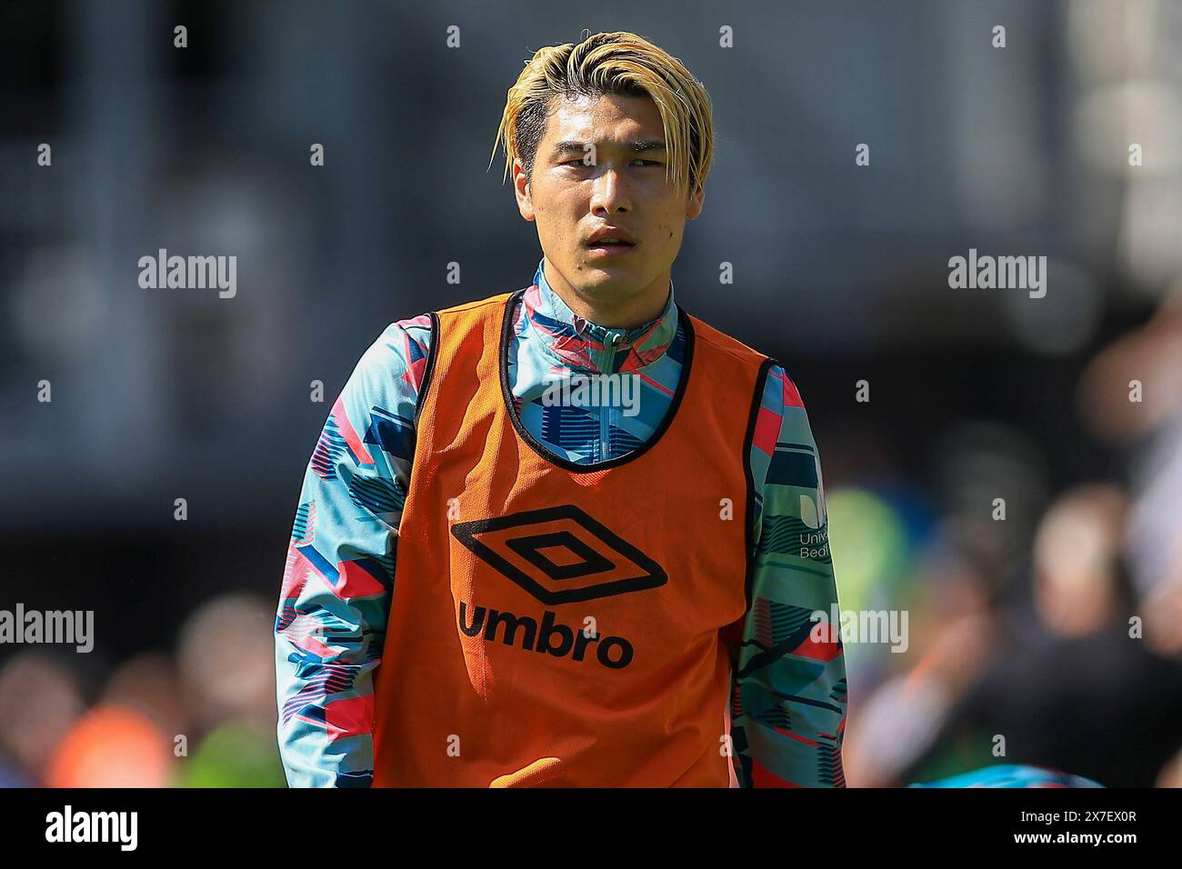 Daiki Hashioka of Luton Town in action during the Premier League match ...