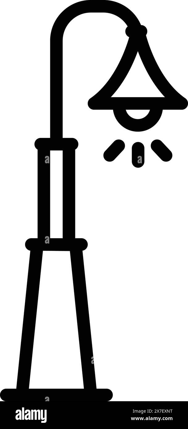 Icon for lamp post,electric Stock Vector Image & Art - Alamy