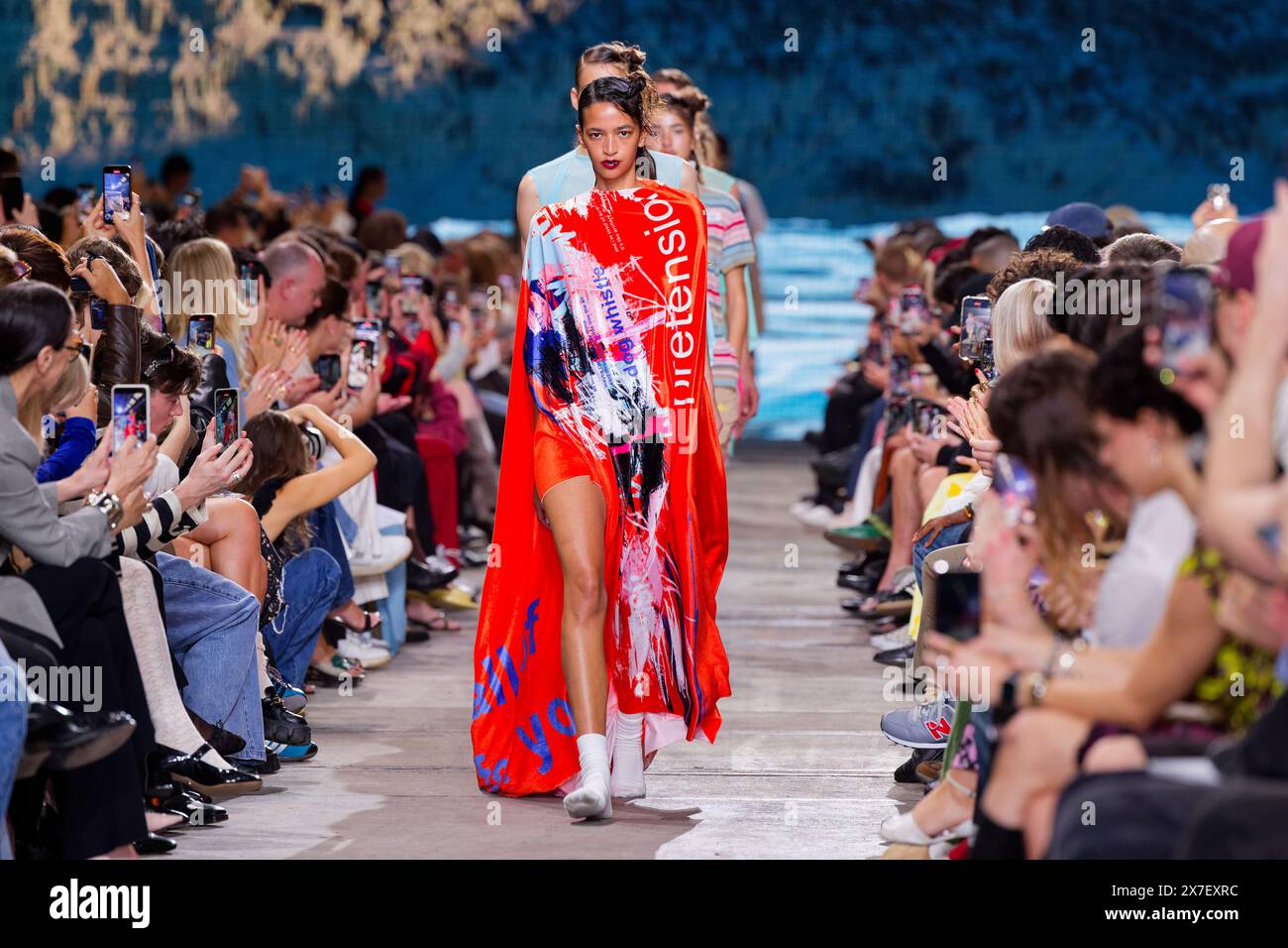 Models walk the runway during the ALIX HIGGINS show during Australian ...