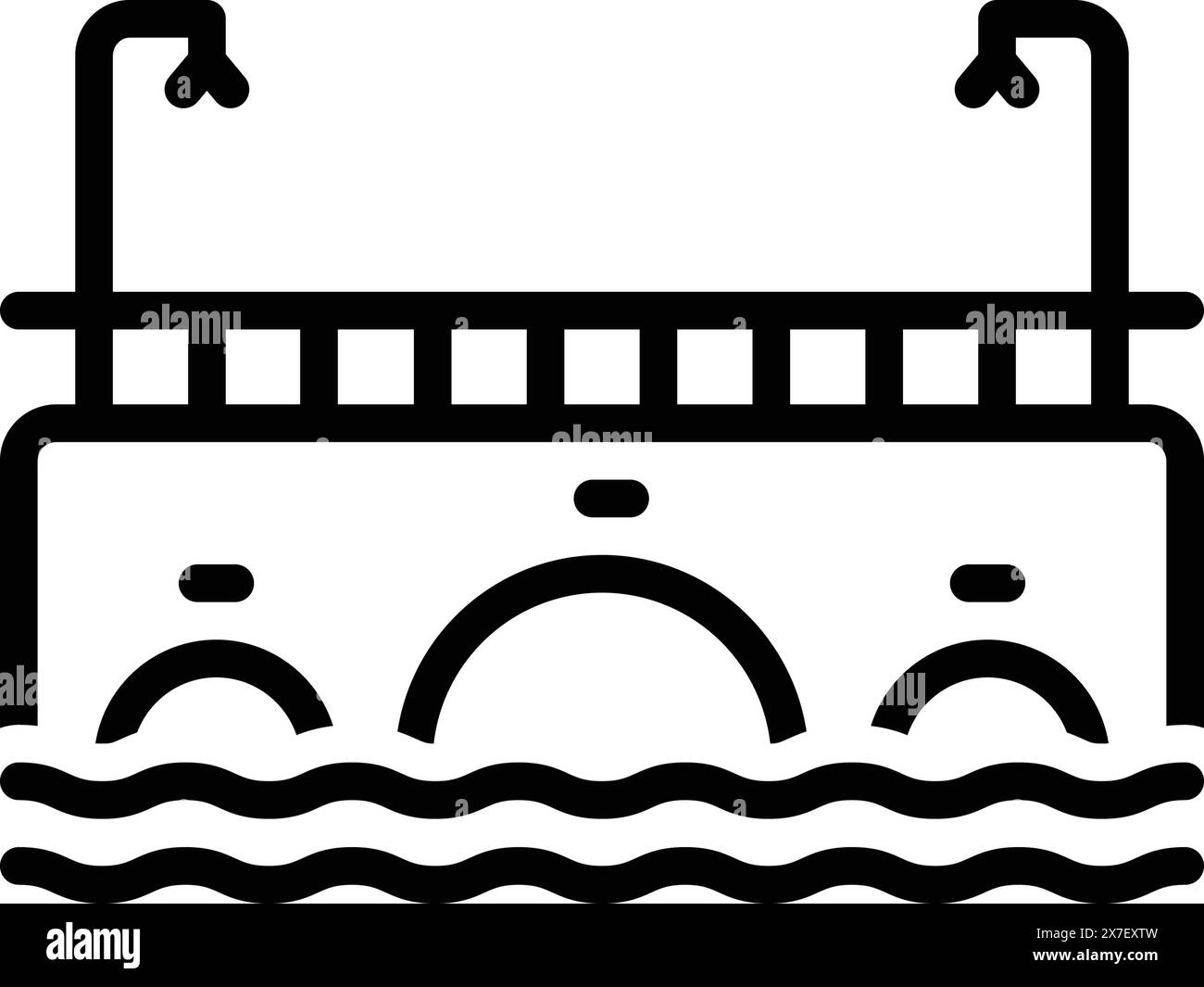 Icon For Bridgeviaductoverpass Stock Vector Image And Art Alamy