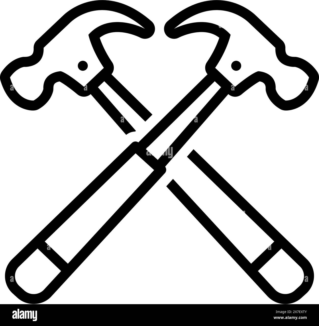 Icon for hammer,shattered Stock Vector Image & Art - Alamy