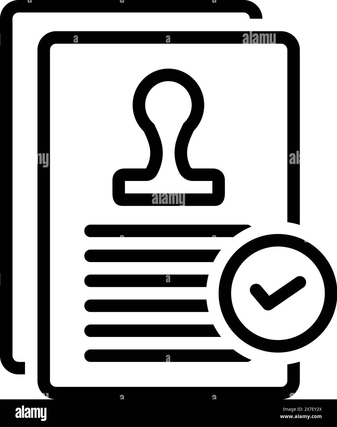 Icon for agreement,annexure Stock Vector Image & Art - Alamy