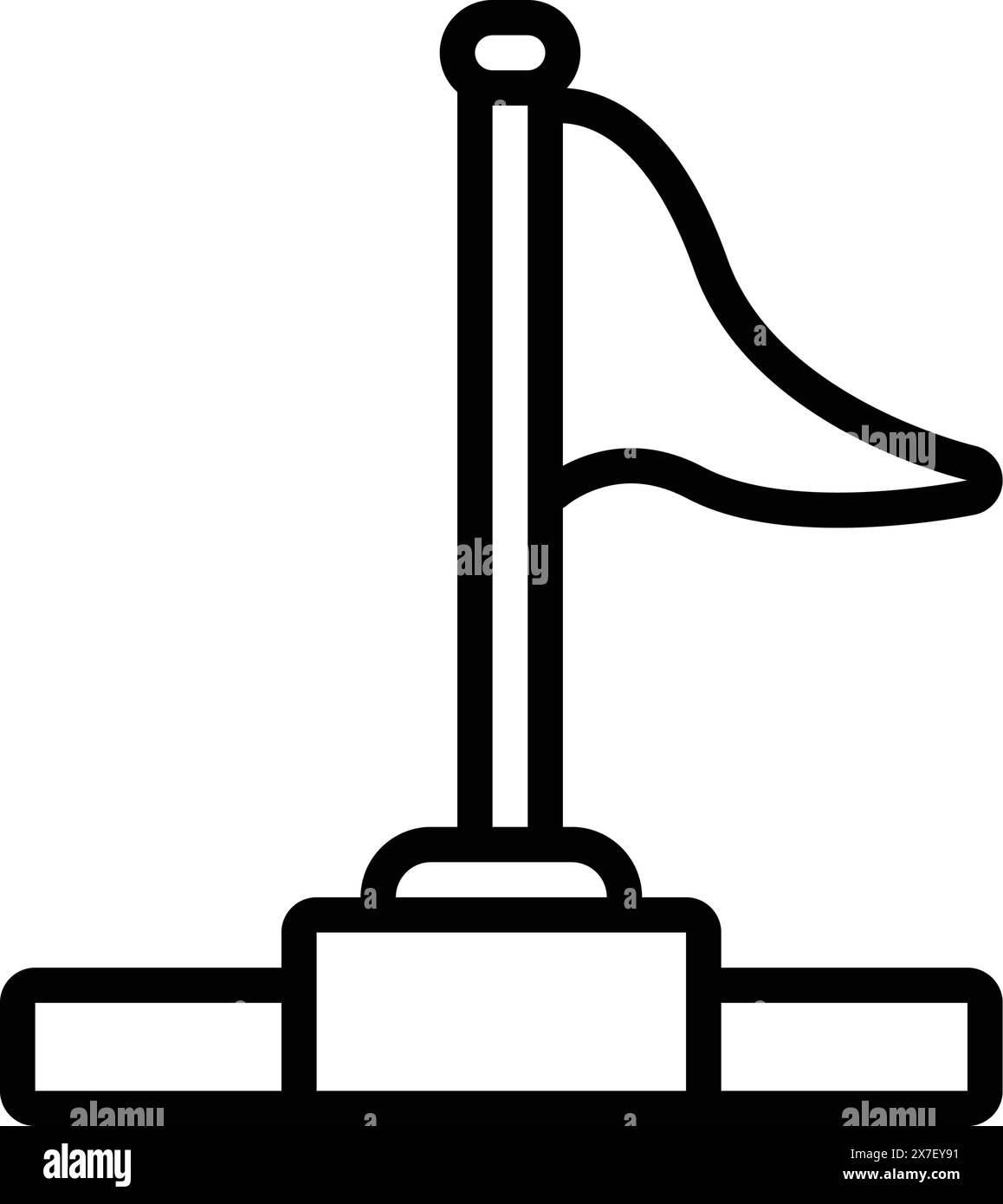 Icon for success flag, accomplishment Stock Vector Image & Art - Alamy