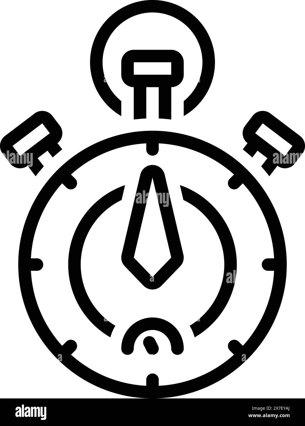 Icon for timer or chronometer tool ,stopwatch Stock Vector Image & Art ...