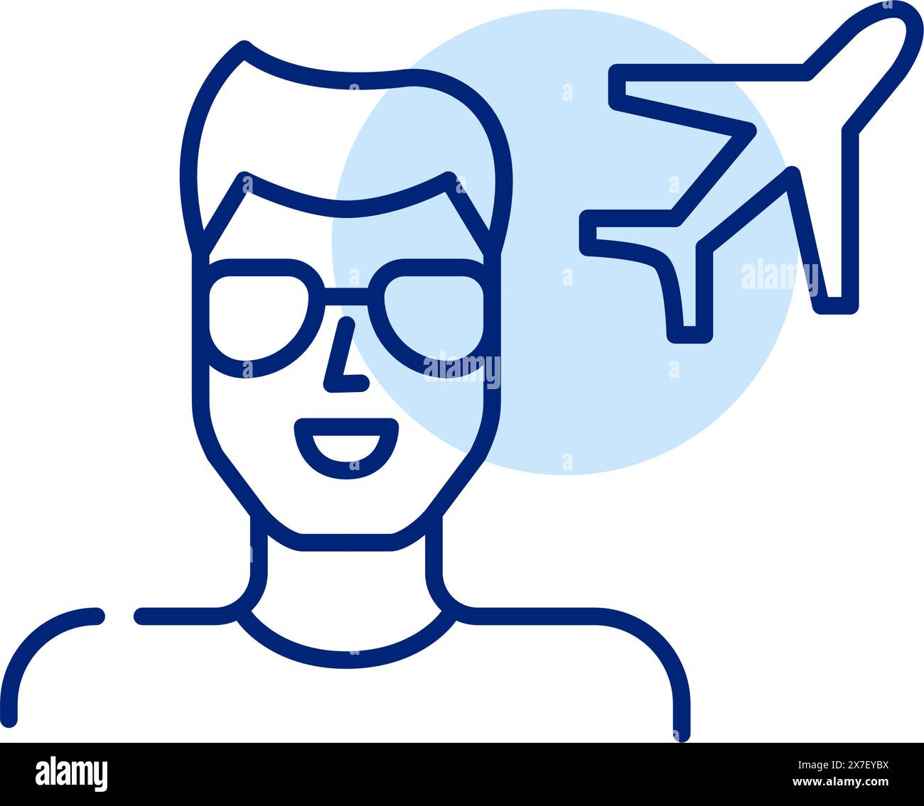 Business person in aviator Stock Vector Images - Alamy