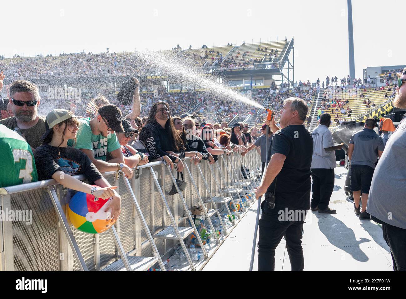 Festivalgoers are seen during Sonic Temple Art and Music Festival on ...