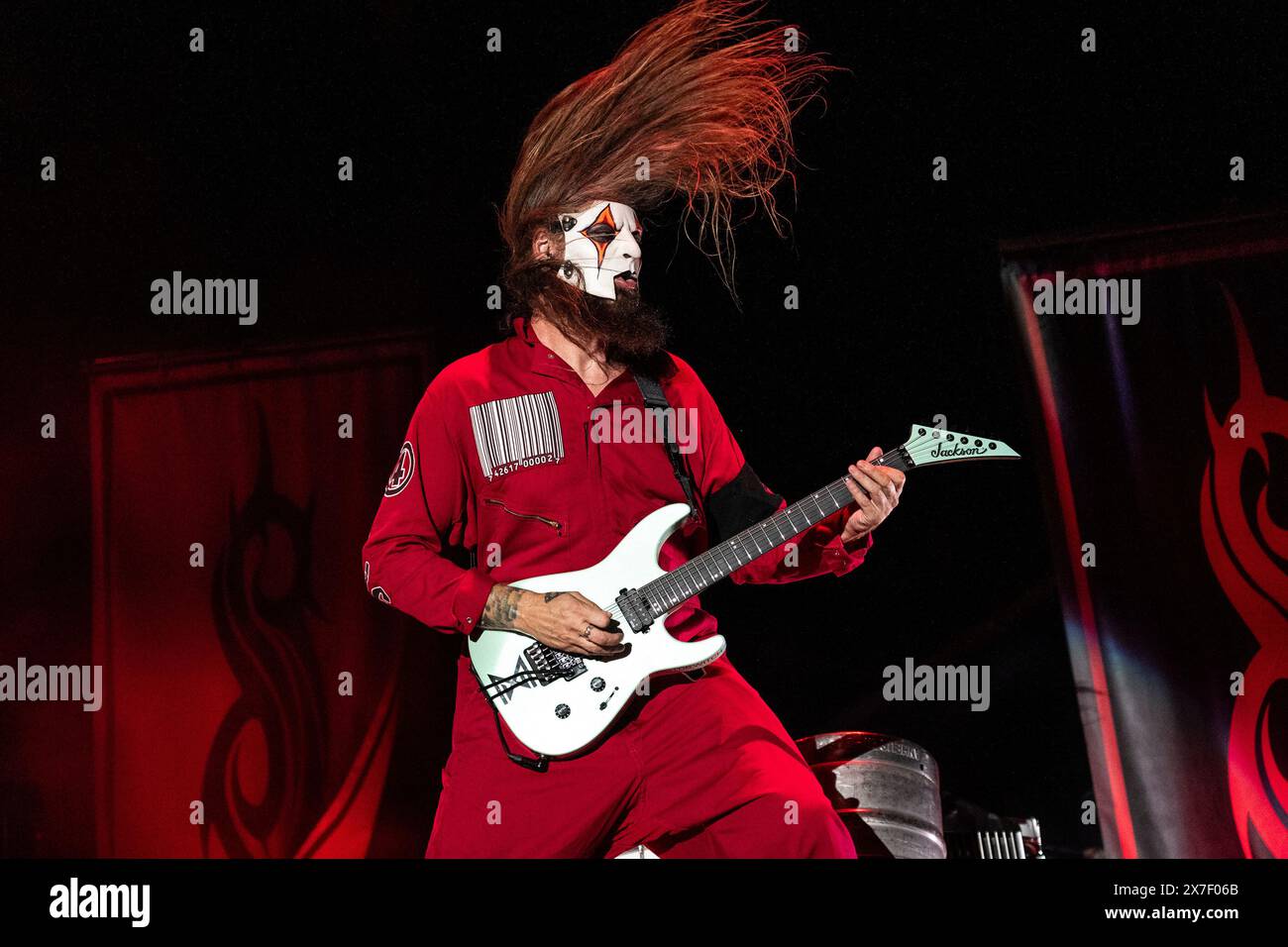 Jim Root of Slipknot performs during Sonic Temple Art and Music ...